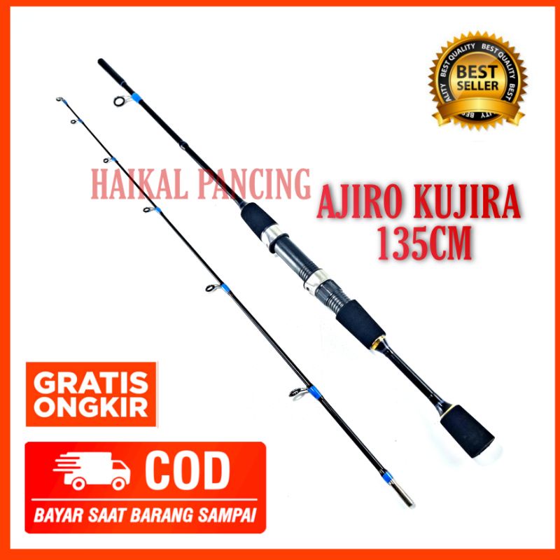 Jual joran spinning ajiro kujira 135 cm | Shopee Indonesia