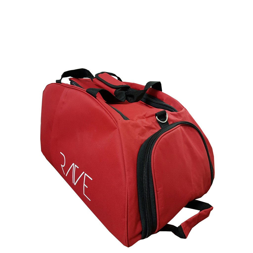 Jual Rave Travel Original/ Rave Gym Bag/ Rave Traveling bag (RED/MERAH ...