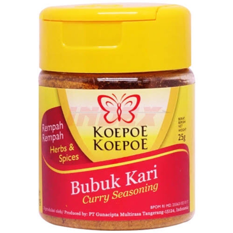 Jual Koepoe Koepoe Bubuk kari 25g | Shopee Indonesia