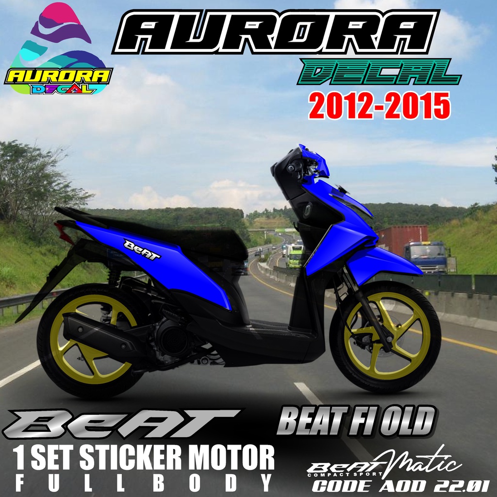 Jual Decal Dekal Sticker Stiker Striping BEAT FI OLD LAMA FULL BODY ...