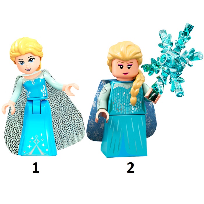 Jual Disney Princess Queen Elsa of Arendelle Frozen Minifigs Brick ...