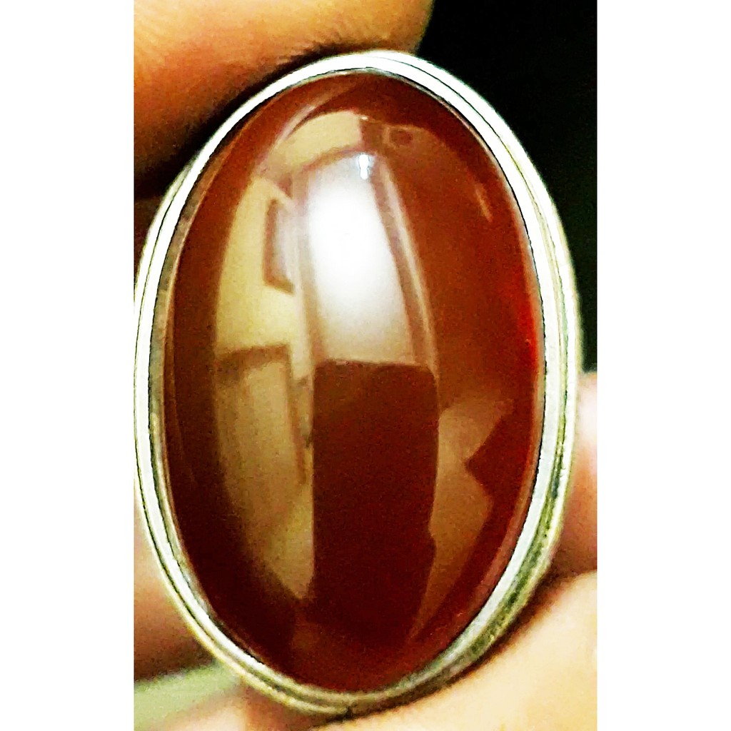 Jual OBI MERAH batu akik natural bacan obi merah super size jumbo 30mm ...