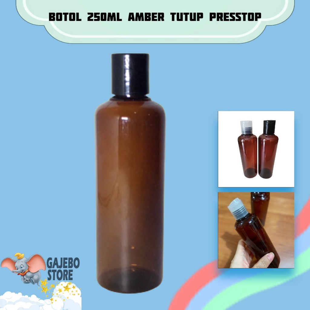 Jual BOTOL 250ML AMBER TUTUP PRESSTOP / BOTOL PRESSTOP 250ML AMBER BOTOL ISI ULANG | Shopee ...