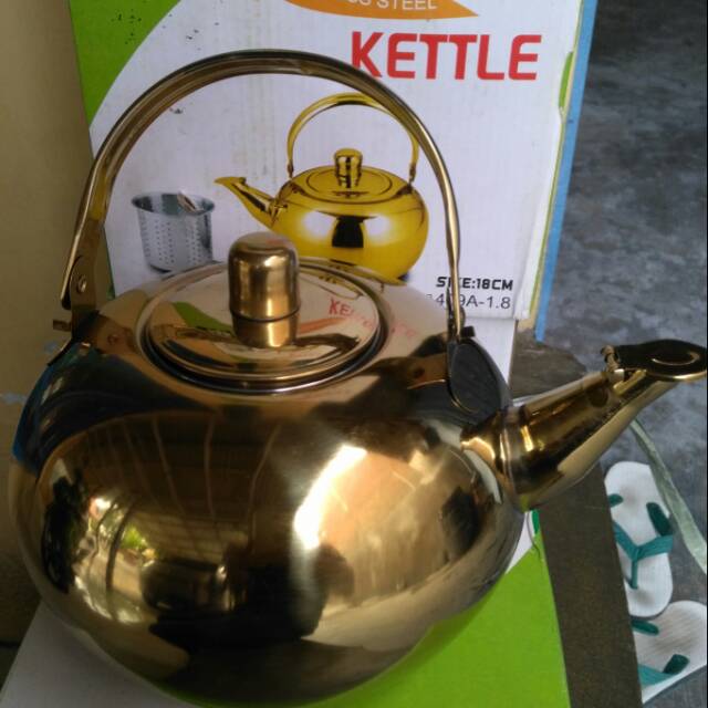 Jual Kettle Stainless Stell : Teko 555 Untuk Kopi Teh Bisa Panas Dingin ...