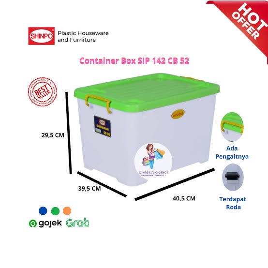 Jual Container Box CB 52 CARAVAN Shinpo (Khusus Gojek dan Grab ...