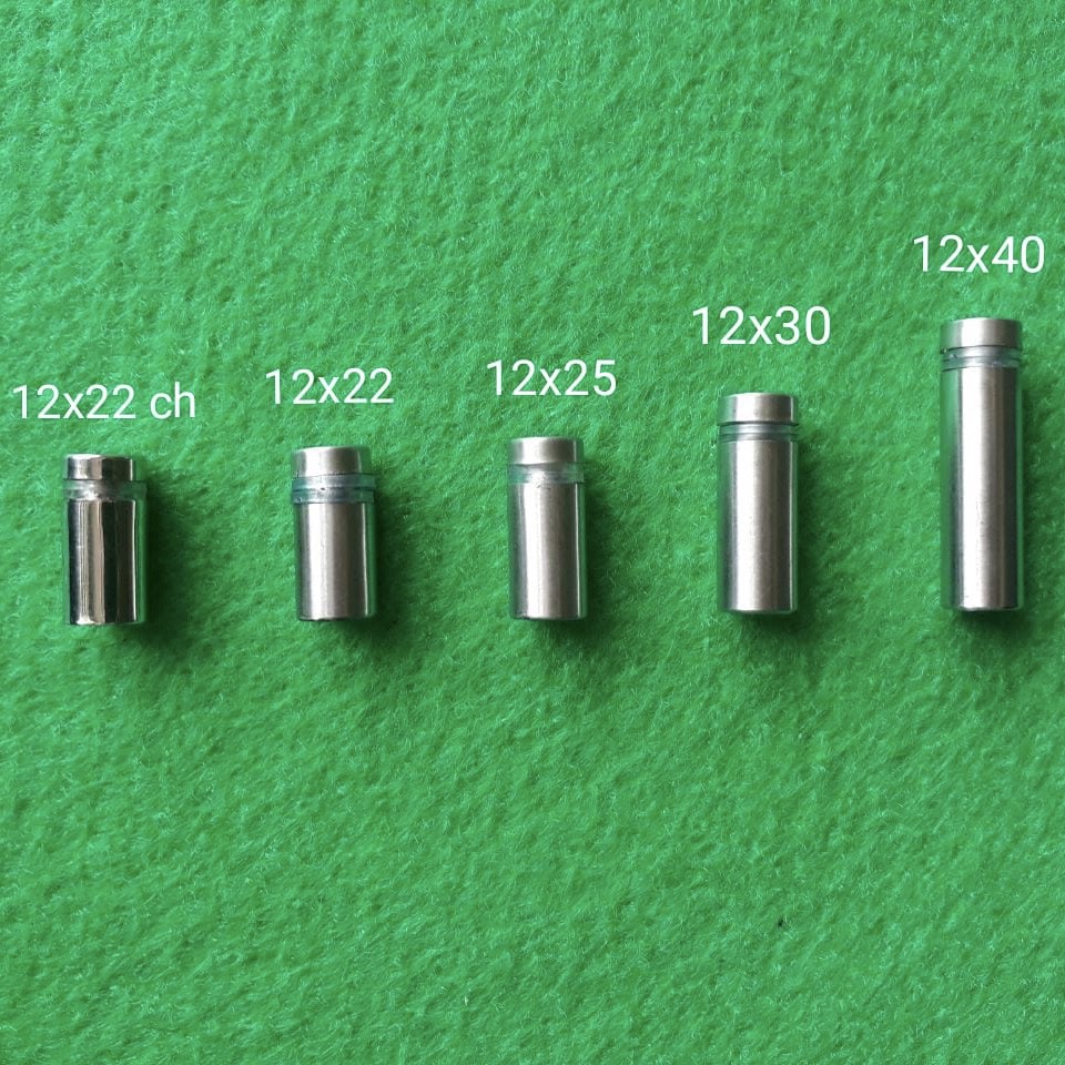 Jual Pen Iklan 12 x 25 Stainless / Baut Penjepit Kaca Akrilik Reklama ...