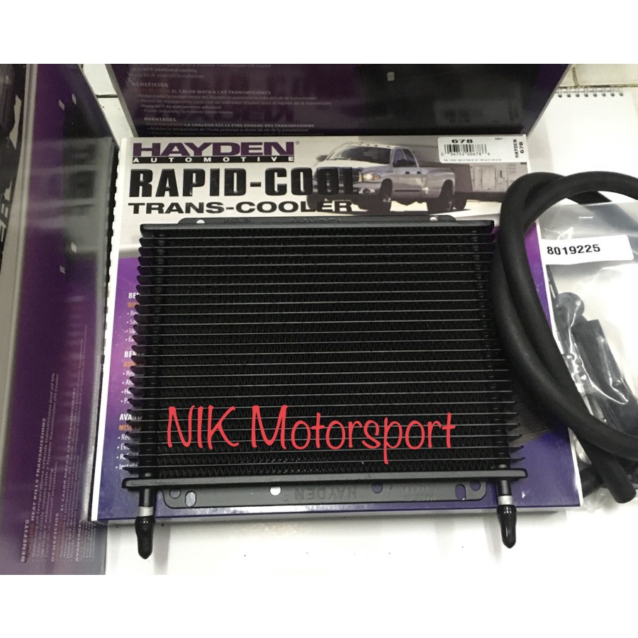 Jual HAYDEN Transmisi Cooler / ATF Cooler Kit Universal - HAYDEN 678 ...