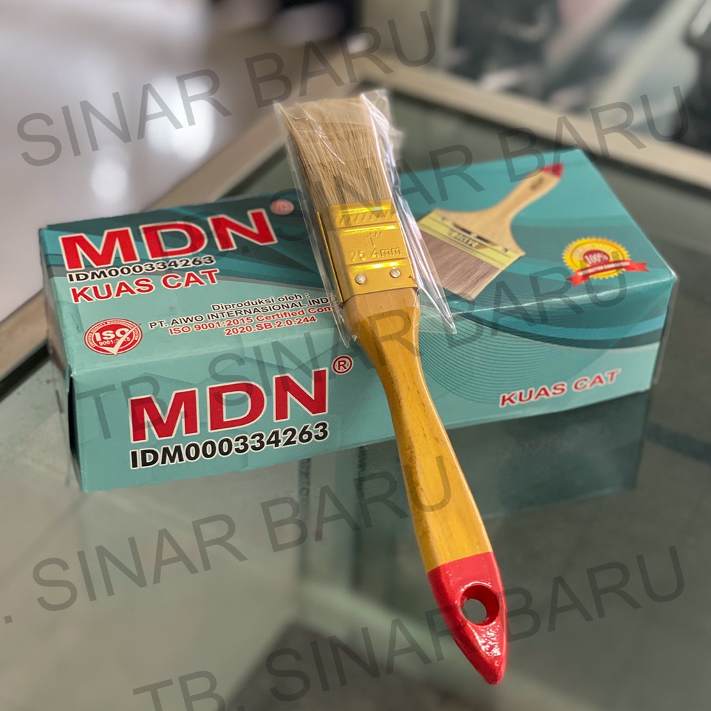 Jual Kuas Cat Pernis Gagang Kayu MDN 1" | Shopee Indonesia