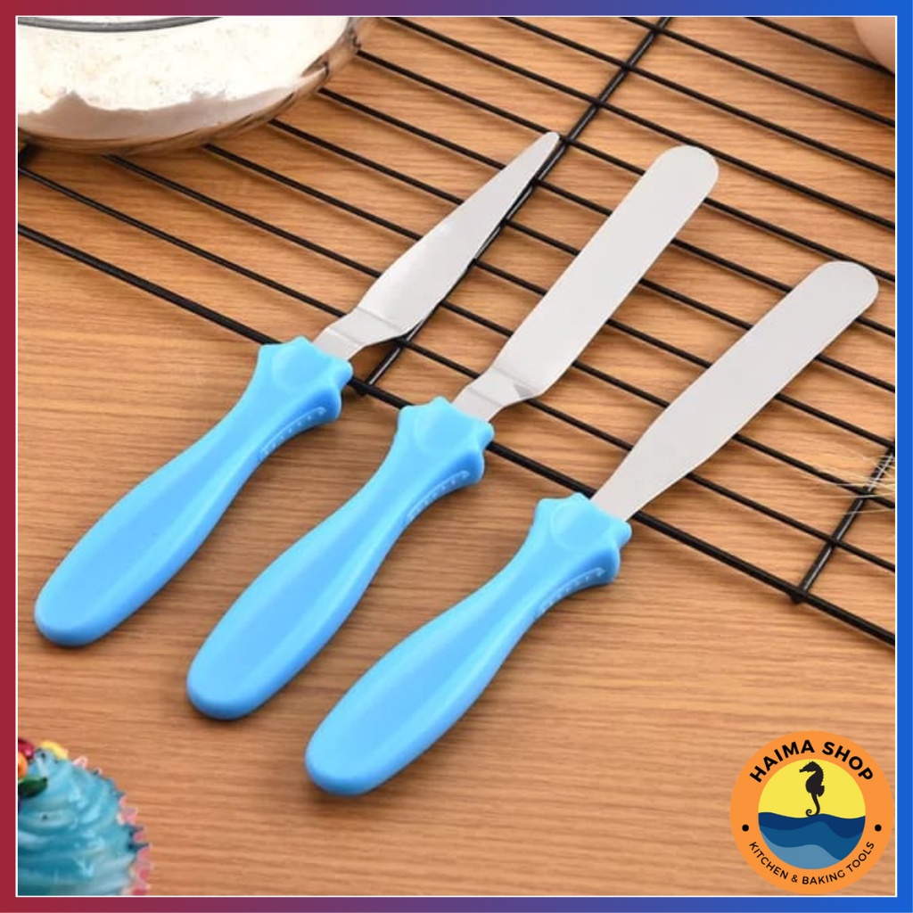 Jual Spatula Buttercream 1 Set 3pcs / Spatula Poles Buttercream ...