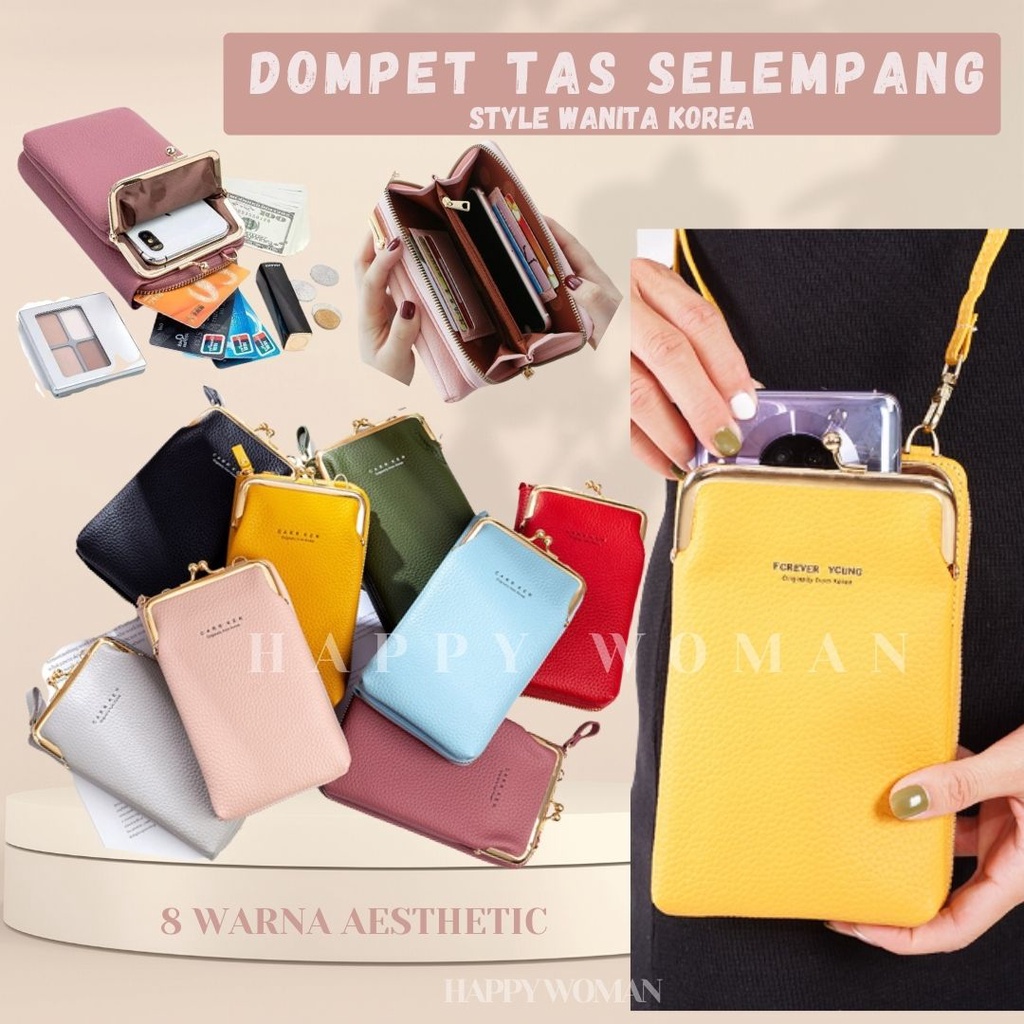 Jual Dompet Tas Selempang Wanita Tali Panjang Dompet Handphone Style ...