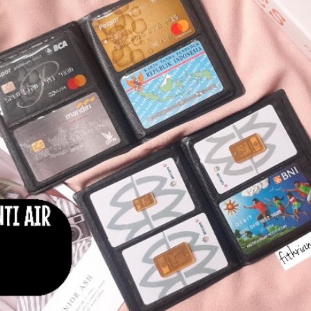 Jual Album kartu nama 64 slot/name card holder/album atm/album logam ...