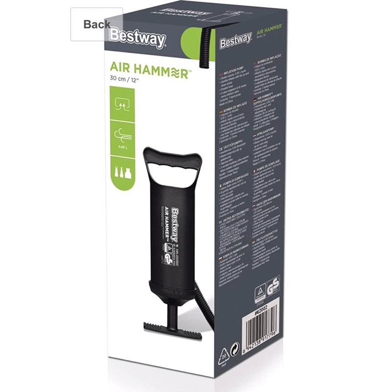 Jual Pompa Tiup Angin Manual Tabung BESTWAY Air Hammer Inflation Pump ...