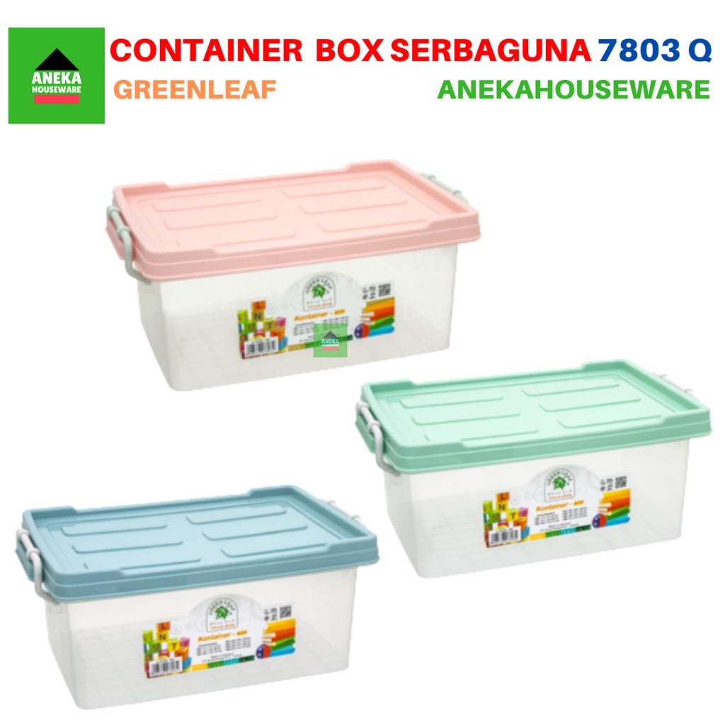 Jual Container Box 5,5 Liter 7803 Green Leaf | Shopee Indonesia