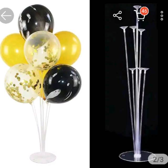 Jual ROLLparty STANDING BALON 7 in 1/PR628/STAND BALON DEKOR/STIK CUP ...