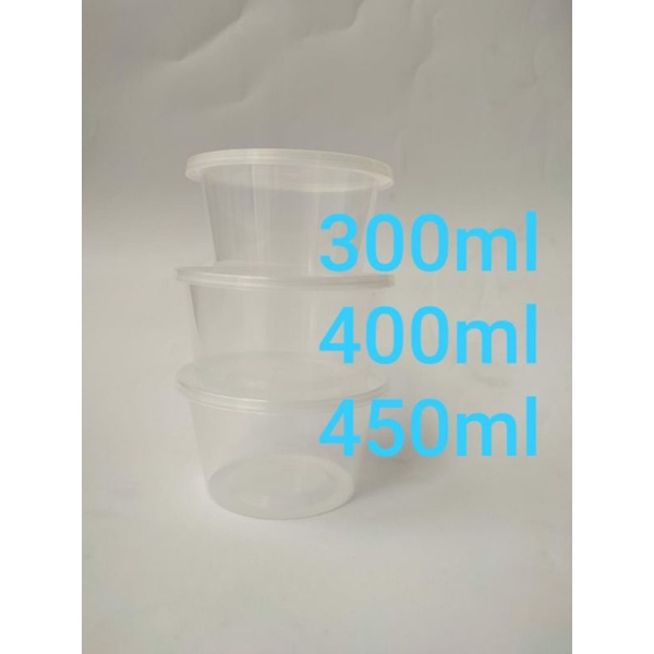 Jual Thinwall bulat ukr 300ml, 400ml, 450ml isi 25 pcs merk DM/kotak ...