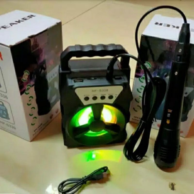 Jual Speaker Bluetooth Portable HF-S339 ( FREE MIC ) | Shopee Indonesia
