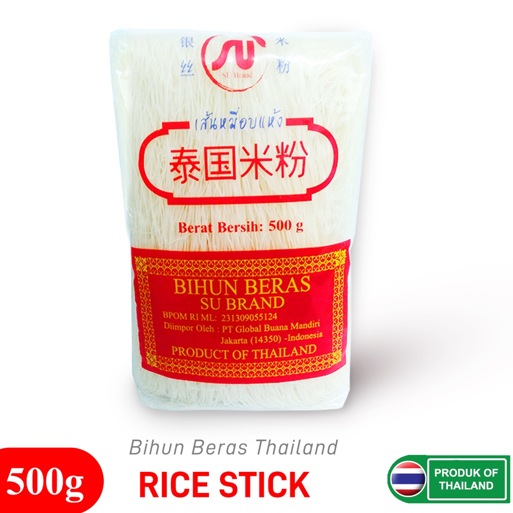 Jual SU Brand Bihun Beras Thailand 500g | Shopee Indonesia