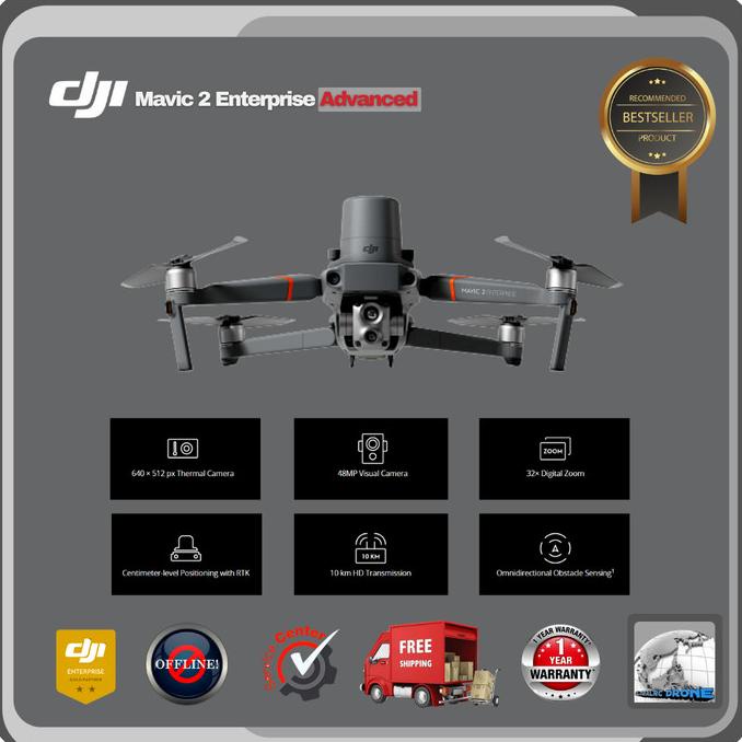 Jual Drone Dji Mavic 2 Enterprise Advanced 48MP 32X Zoom RTK Smart ...