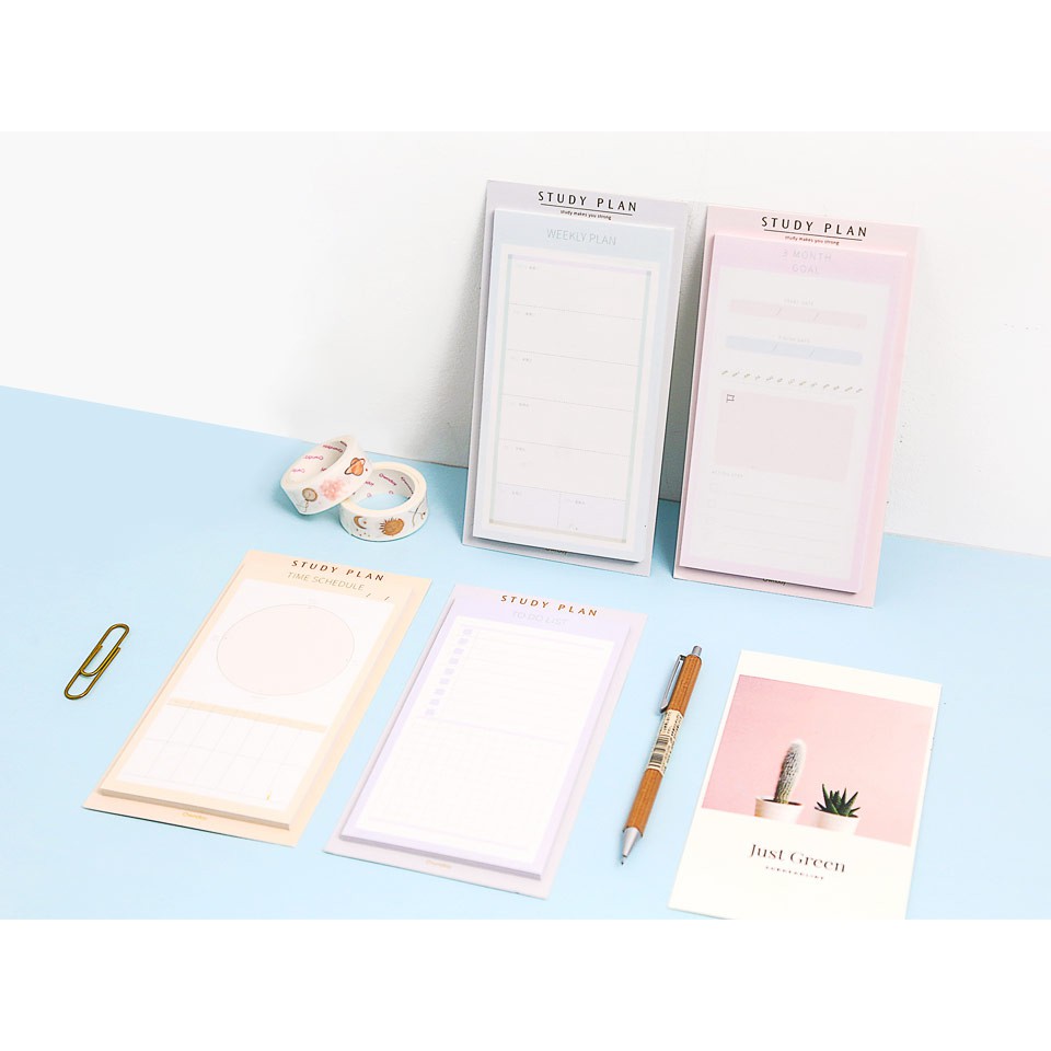 Jual STUDY PLAN SCHEDULE STICKY NOTES | Shopee Indonesia