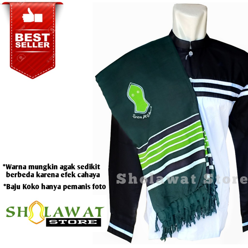 Jual Sorban Rida Habib Syech Solo Hijau Tua GRATIS ONGKIR / Sorban ...