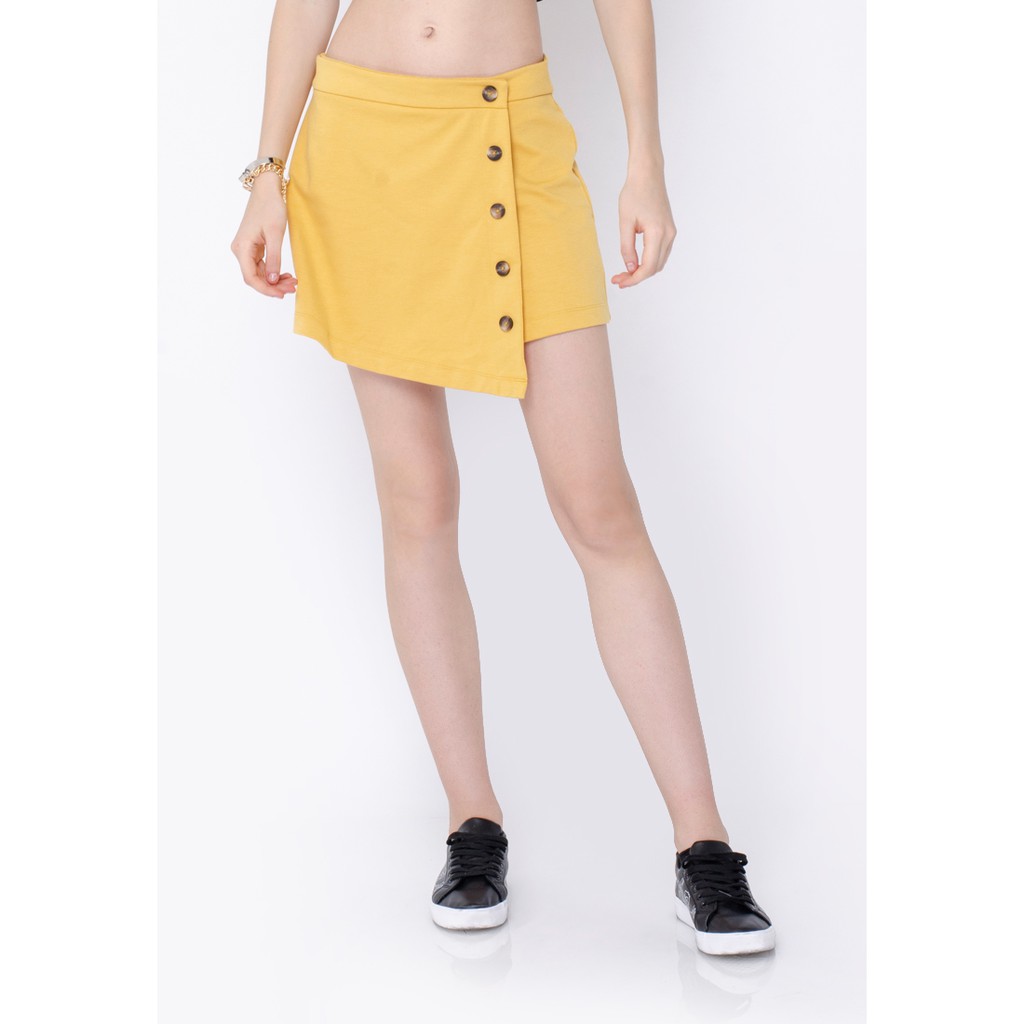 Jual Colorbox Button Skort I-SKKKEY119C033 Yellow | Shopee Indonesia