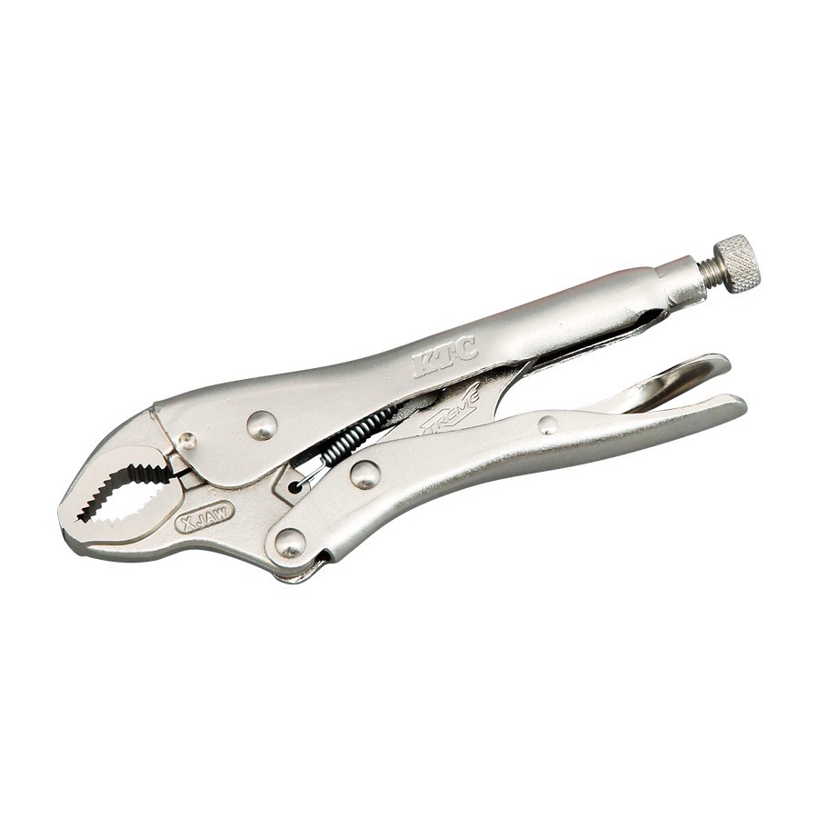 Jual TANG BUAYA LOCKING PLIERS CURVED JAW KTC ORIGINAL JAPAN KODE CR ...