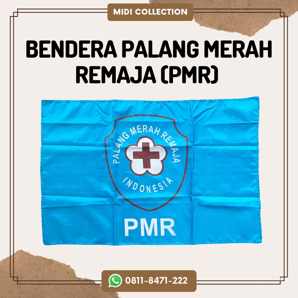 Jual Bendera Palang Merah Remaja (PMR) - Warna BIRU | Shopee Indonesia