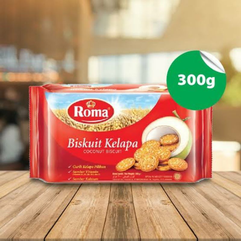 Jual Biskuit mari Roma kelapa sandwich coklat | Shopee Indonesia