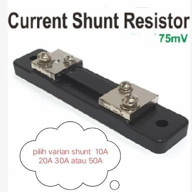 Jual Current Shunt Resistor 10A 20A 30A 50A ampere 75mV FL-2 voltmeter ...