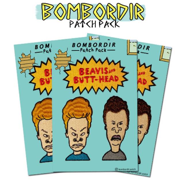 Jual BEAVIS & BUTTHEAD PATCH PACK (IRON PATCH) | Shopee Indonesia