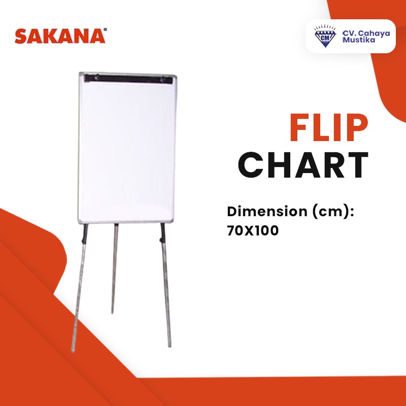Jual Jual Flip Chart Sakana Uk 70x100 Kaki Tiga Harga Flip Chart Di ...