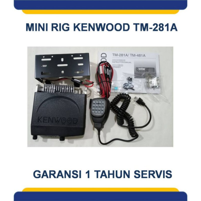 Jual RIG KENWOOD TM-281A,TM 281A 65 Watt 281 TM-281A Singleband VHF HT Mobil Radio Murah Jepang ...