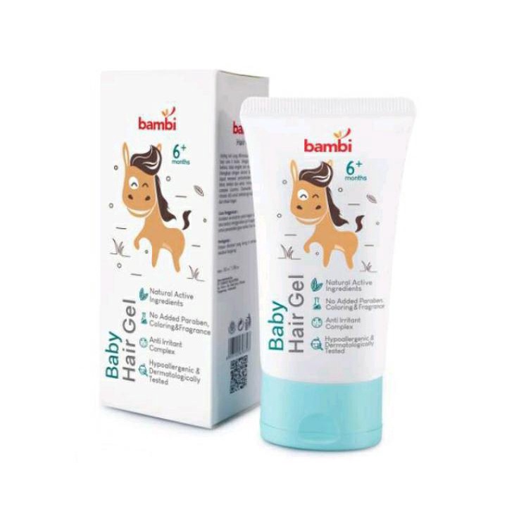 Jual BAMBI Baby Hair Gel Rambut Anak / Minyak Rambut Bayi / Pomade ...