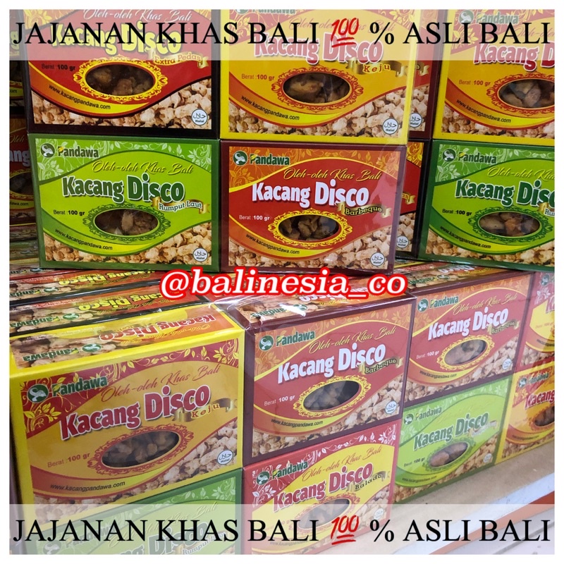 Jual KACANG DISKO BALI 4 RASA - JAJANAN KHAS BALI 100% ASLI BALI ...