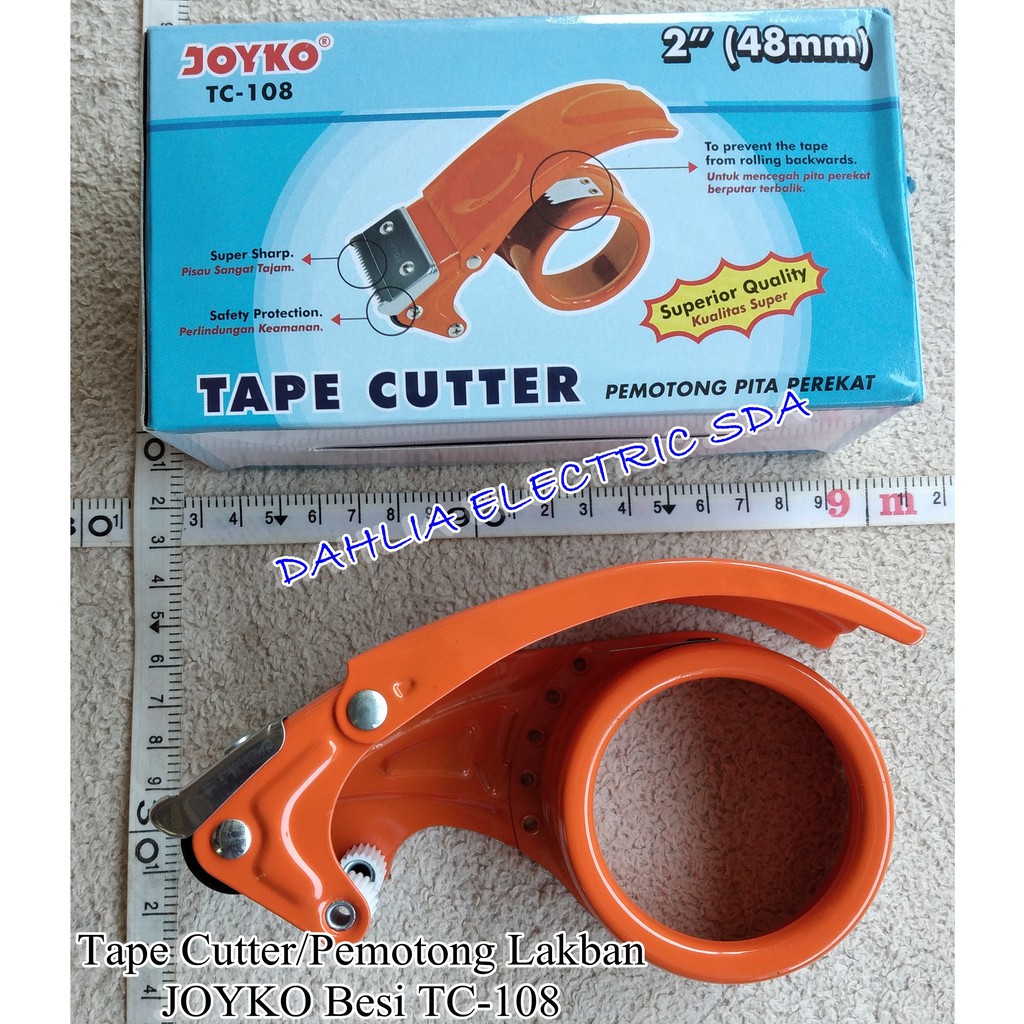 Jual TAPE CUTTER/PEMOTONG LAKBAN JOYKO BESI TC-108 | Shopee Indonesia