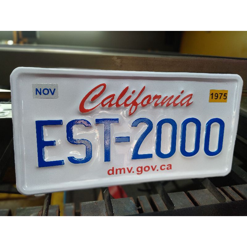 Jual PLAT NOMOR HIASAN MODEL CALIFORNIA DAN TEXAS VINTAGE | Shopee ...