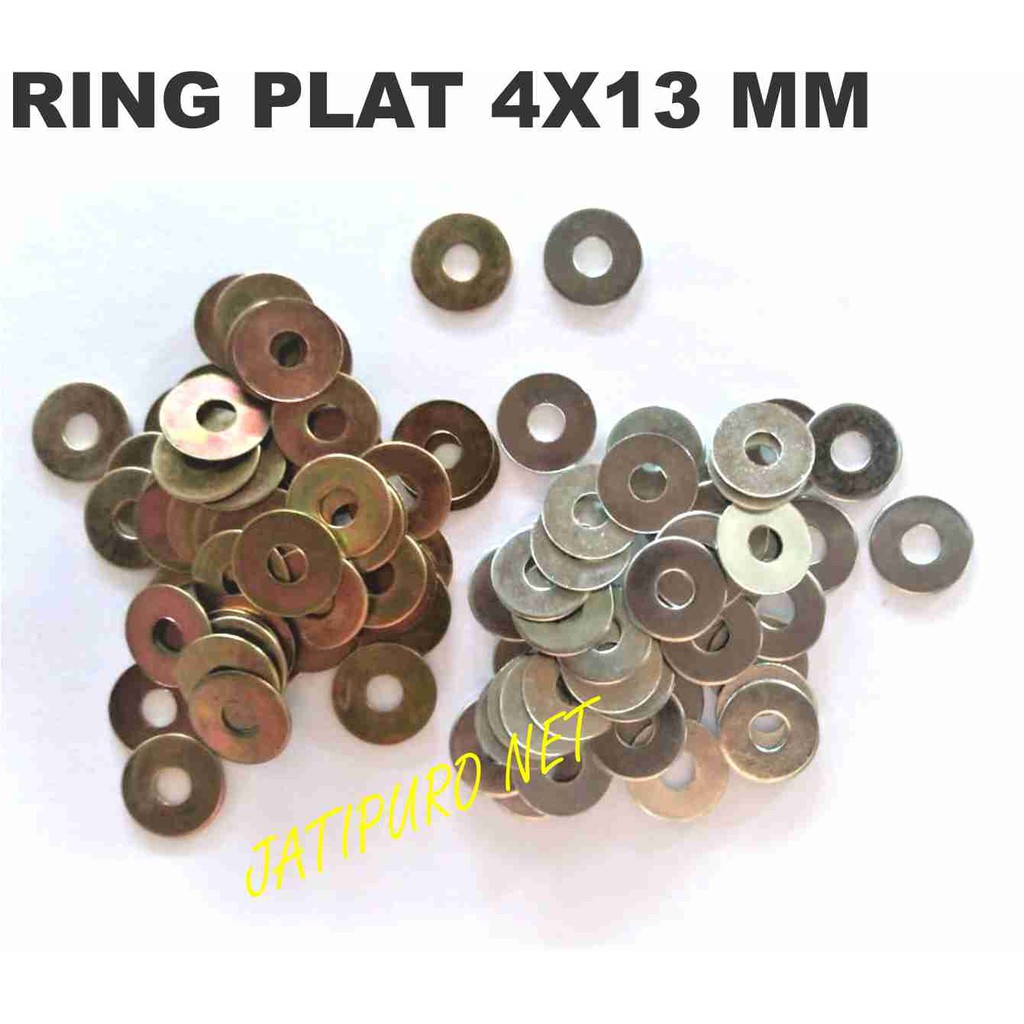 Jual Ring Plat 4x13,5x13,6x13 mm (10pcs) | Shopee Indonesia