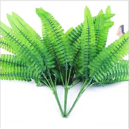 Jual Daun Plastik Pakis X1 X24 Boston Artificial / Daun Dekorasi / Daun ...