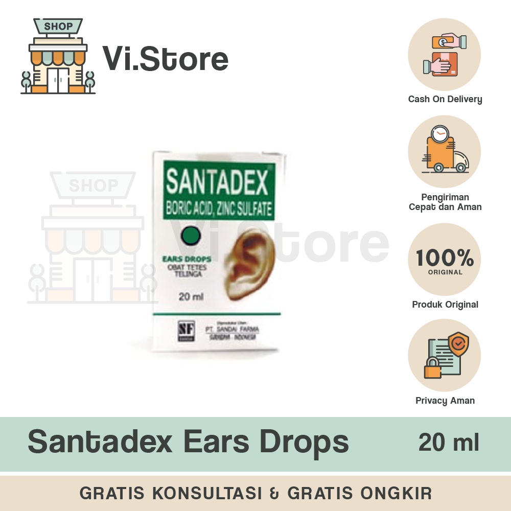 Jual Santadex Tetes Telinga 20ml | Shopee Indonesia