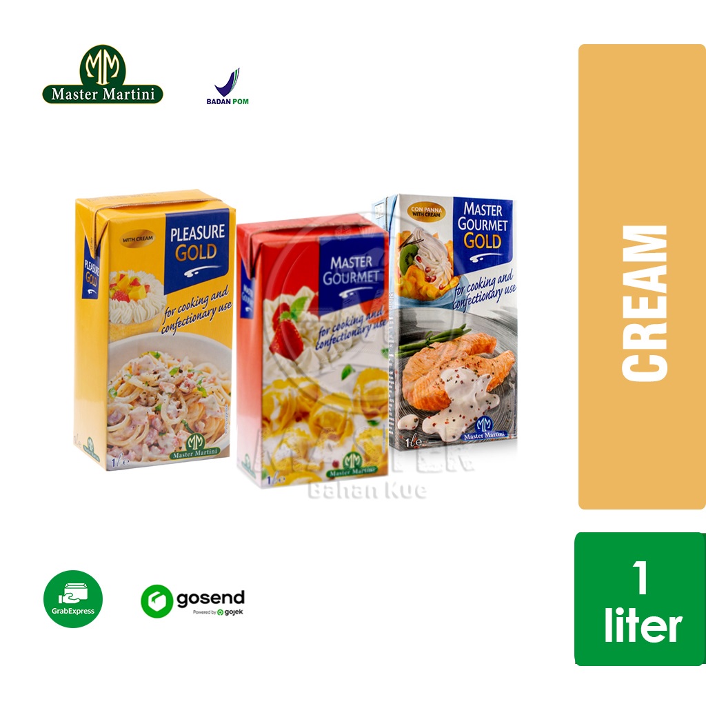Jual Master Martini Gourmet Cream 1 Liter [KHUSUS INSTANT] | Shopee ...