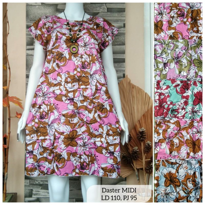 Jual Daster MIDI terbaru daster anak muda daster Bali bahan rayon ...