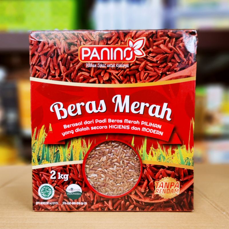 Jual Beras Merah Organik 2kg | Shopee Indonesia