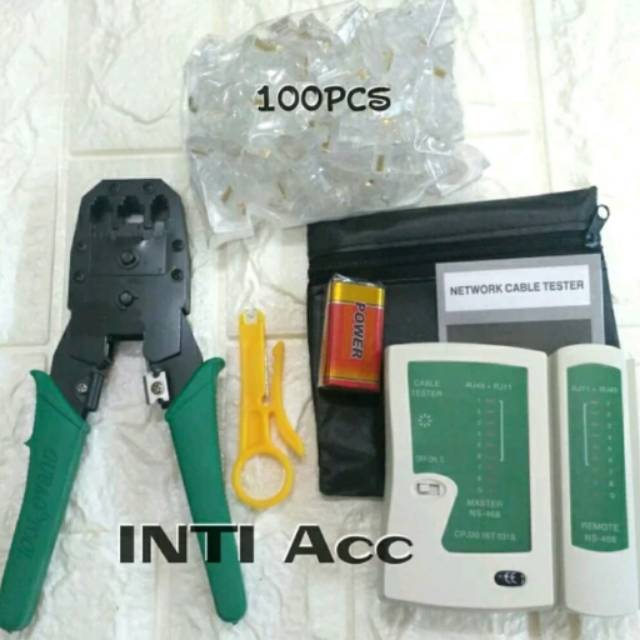 Jual Paket 3 in 1 Tang Crimping Tool Rj45 LAN Tester Rj45 Rj11 dan ...