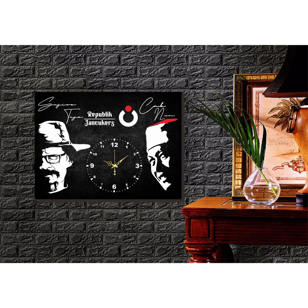 Jual Jam custom foto cak nun maiyah & sujiwo tejo jancukers | Shopee ...