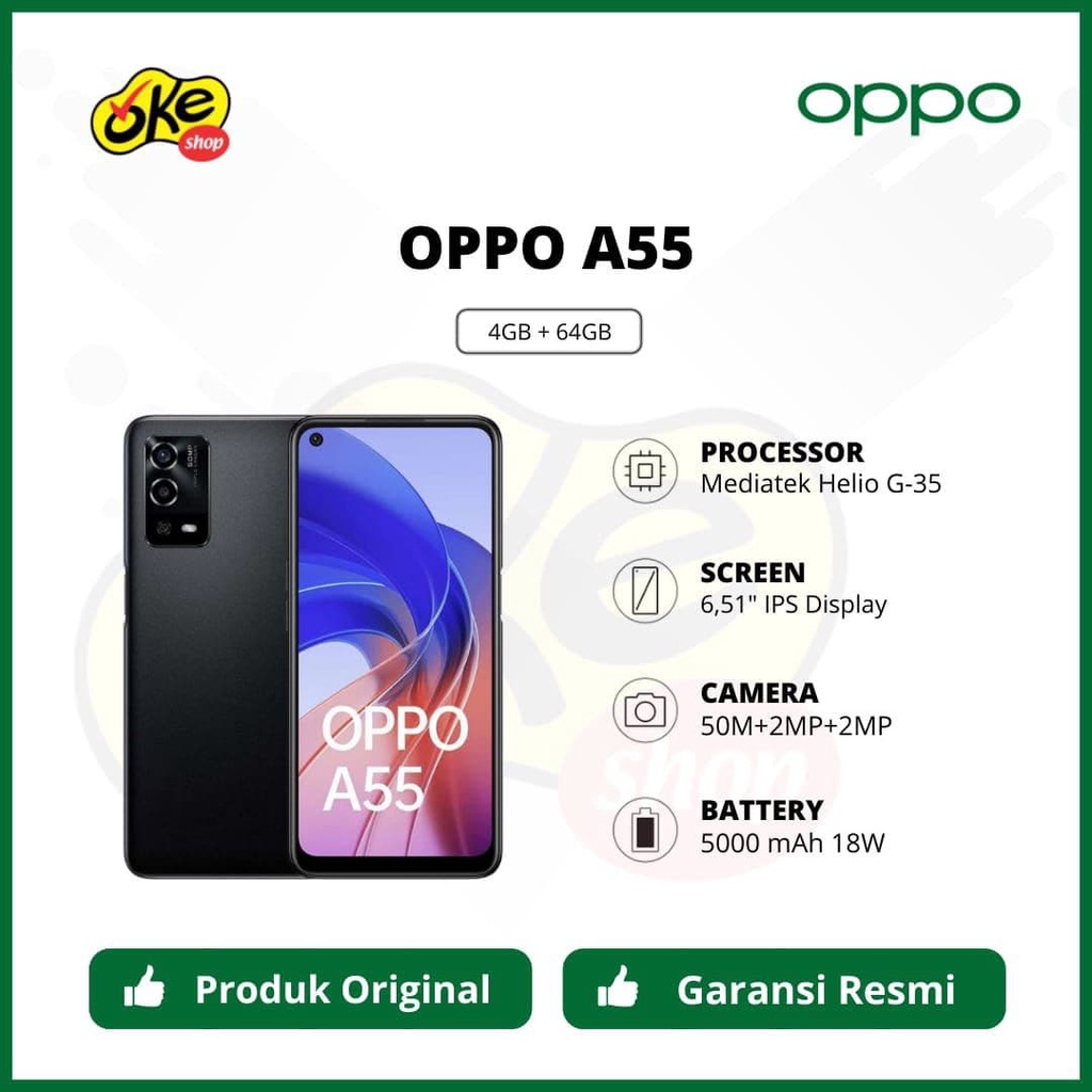 Jual Oppo A55 4/64GB | Shopee Indonesia