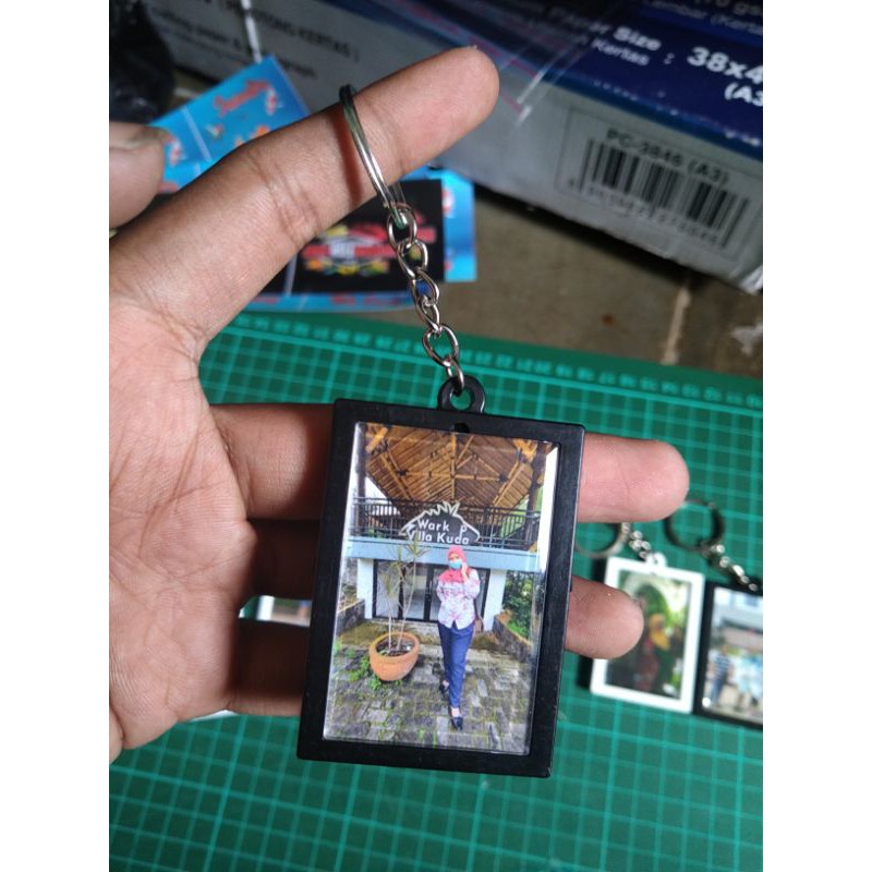 Jual Ganci Custom, Gantungan Kunci Insert Paper | Shopee Indonesia