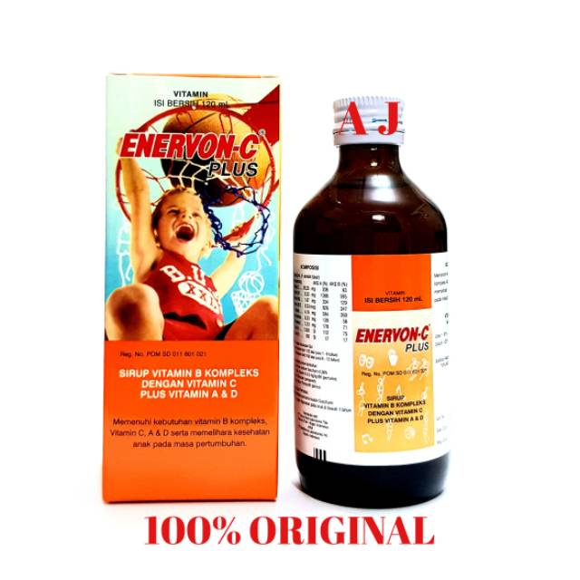Jual Enervon-C Plus Syrup 120ml | Shopee Indonesia