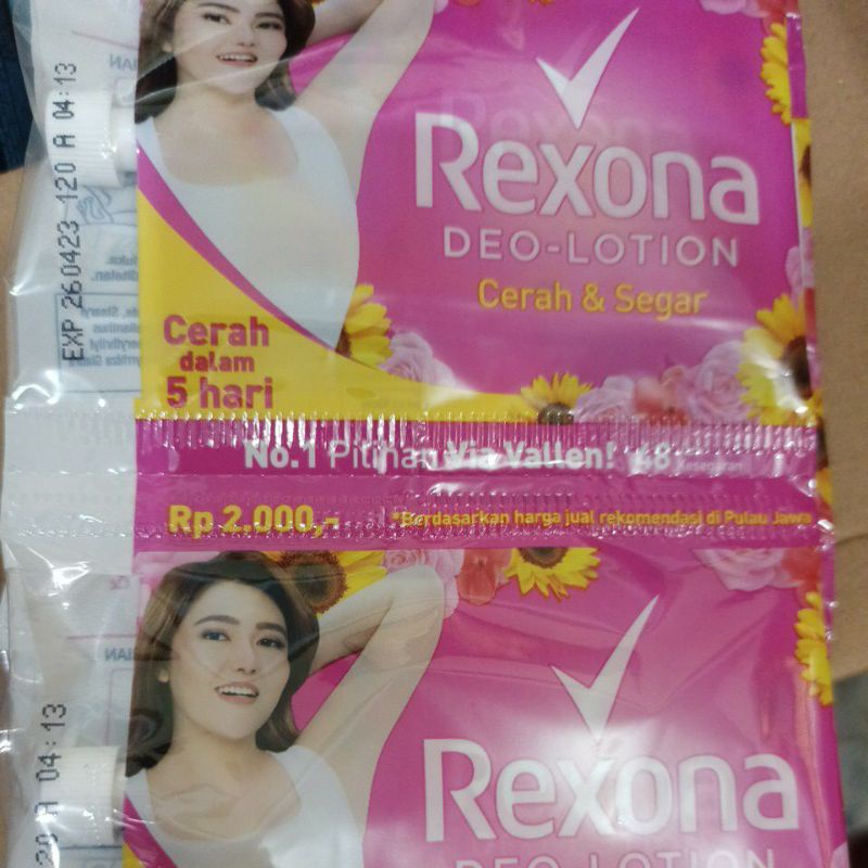 Jual Rexona Deo Lotion / Rexona Sachet isi 9ml (per Renceng) | Shopee ...