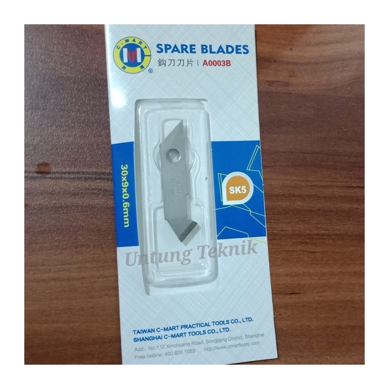 Jual C-MART SK5 Cutter Acrylic Refill Blade - Isi Ulang Cutter Plastik ...