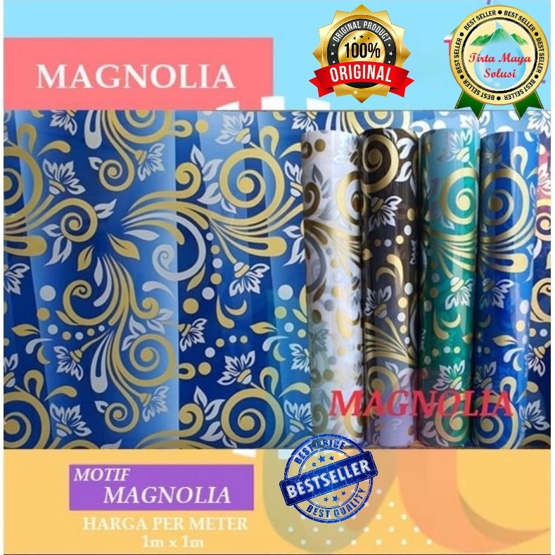 Jual Plat fiber tutup pagar fiber plastik penutup pagar motif magnolia ...